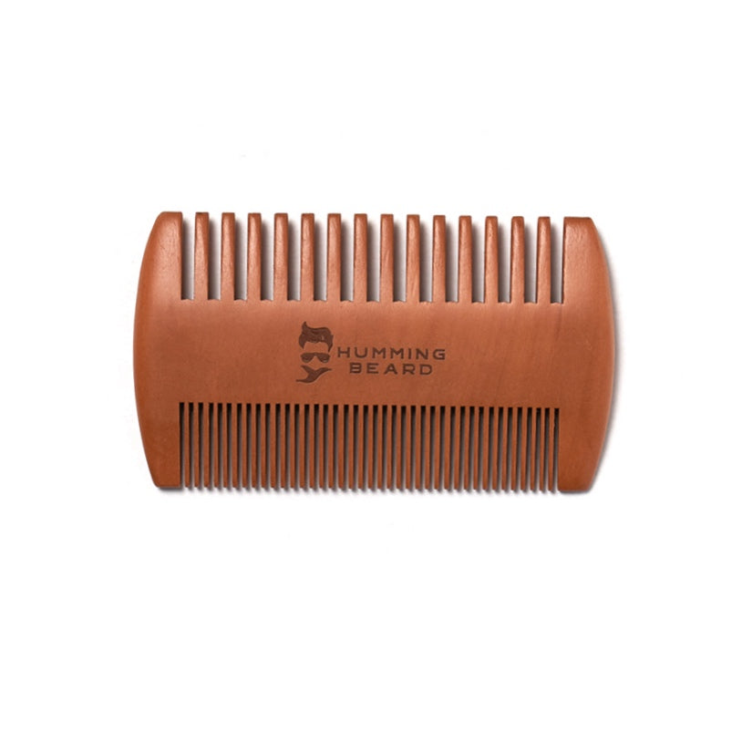 Organic Sandalwood Wood Beard Comb – Humming Beard